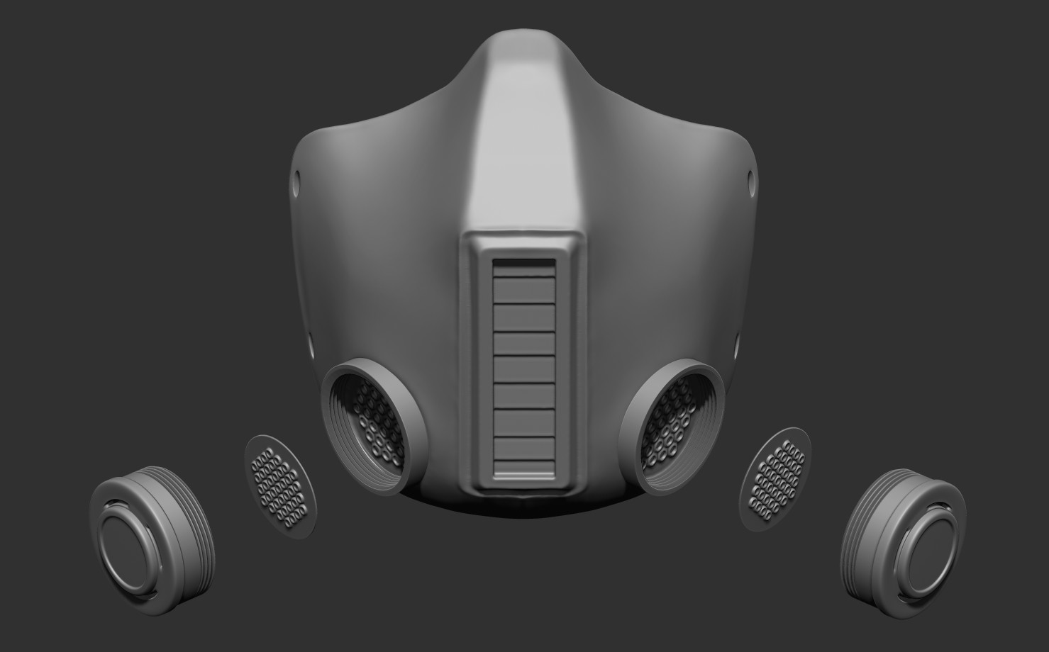 ArtStation - Mask 3D Printing model | Resources