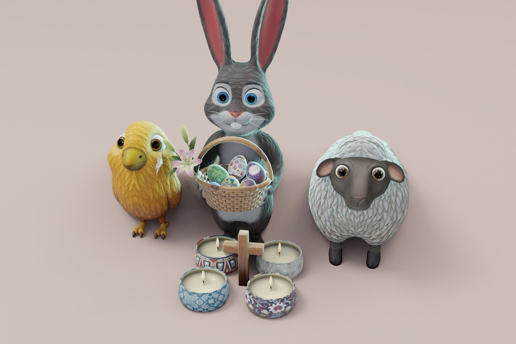 ArtStation - Easter 3D Model | Game Assets