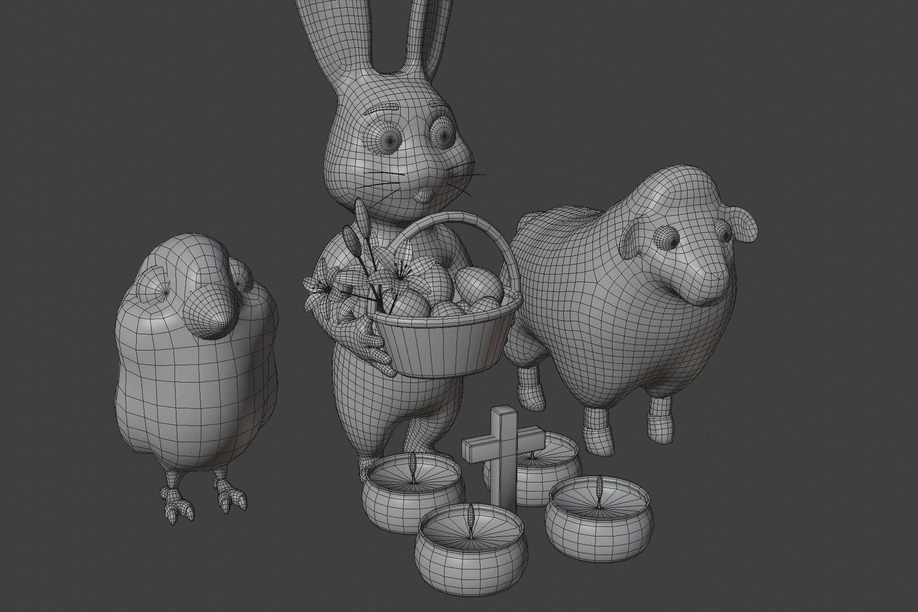ArtStation - Easter 3D Model | Game Assets