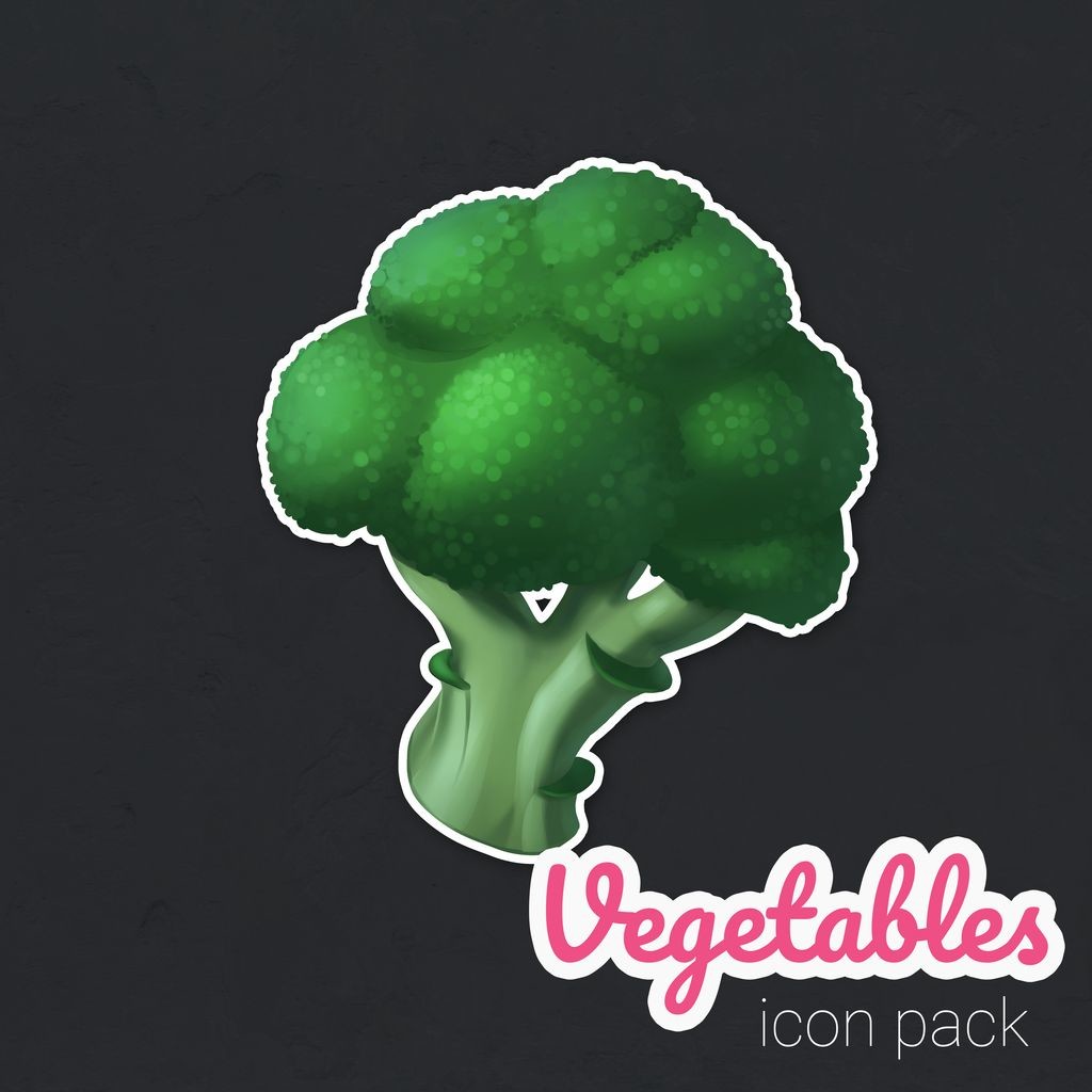 ArtStation - 2D Vegetables High qualiry pack | Game Assets