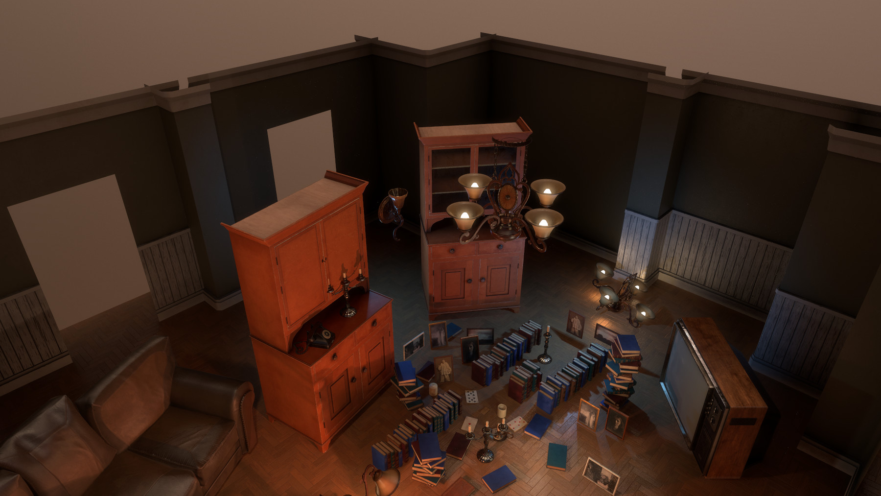 ArtStation - Living Room Pack - PBR Models | Game Assets