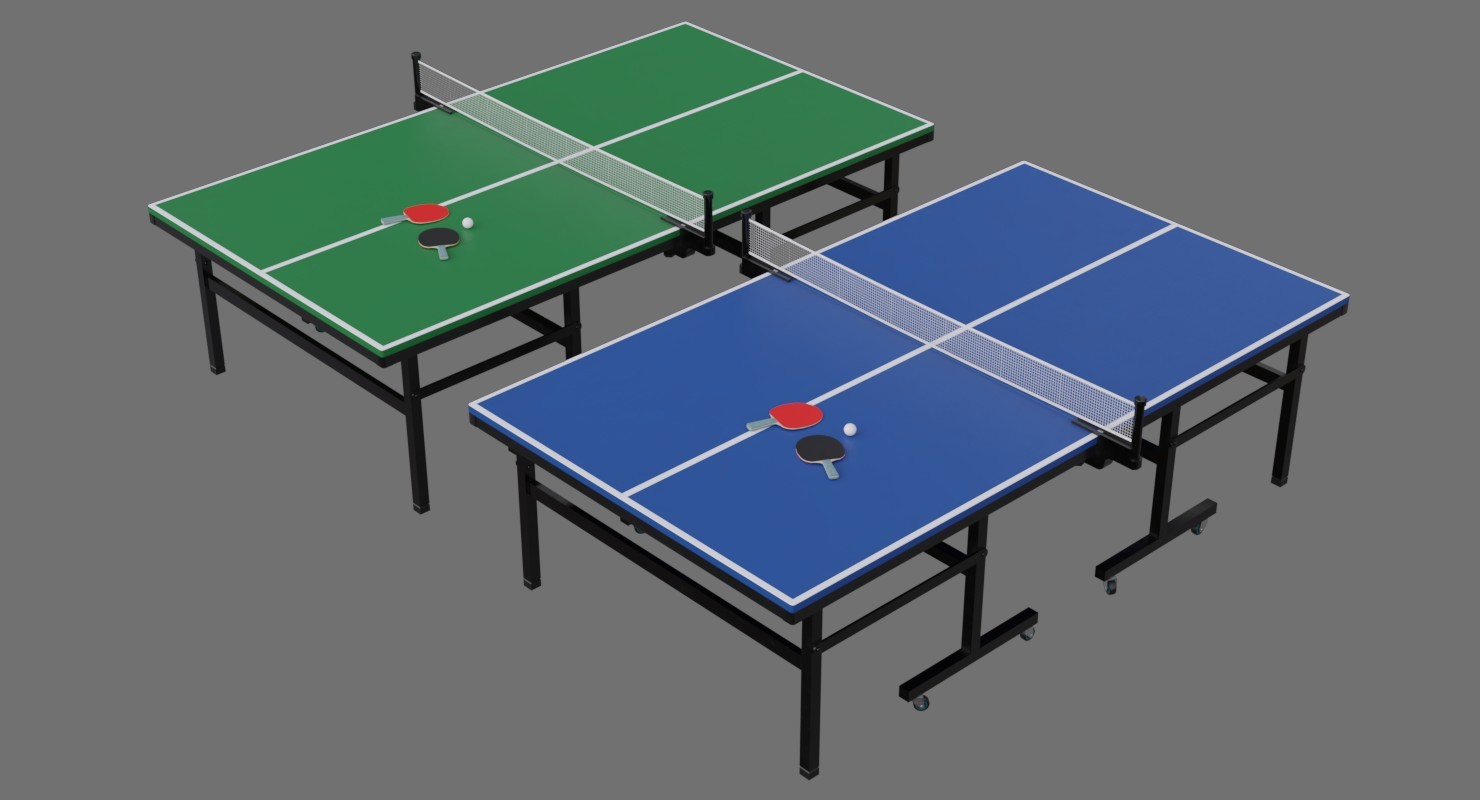 ArtStation - Ping Pong Table 2A | Game Assets