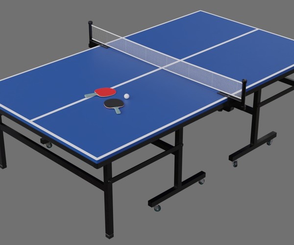 ArtStation - Ping Pong Table 2A | Game Assets