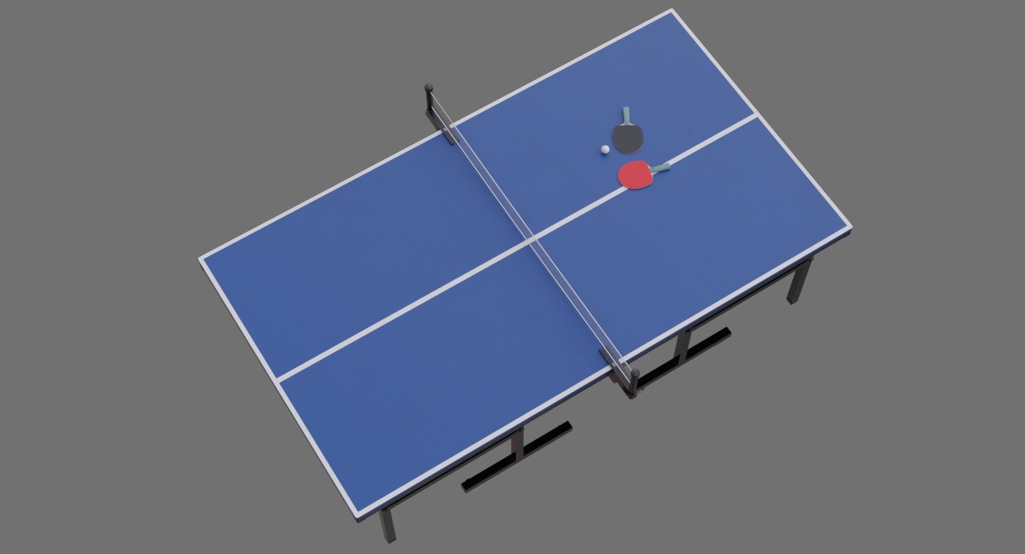 ArtStation - Ping Pong Table 2A | Game Assets