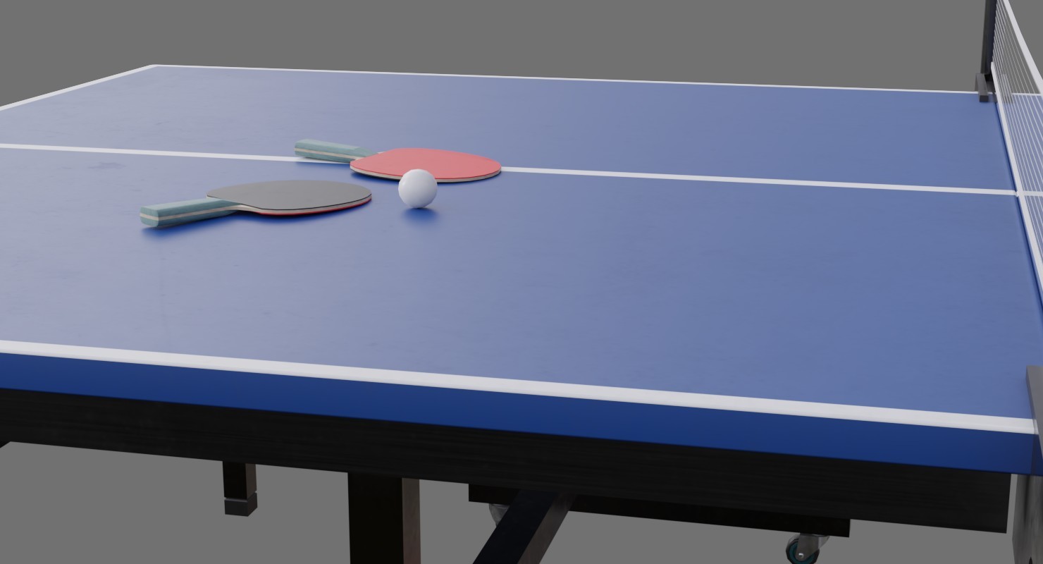 ArtStation - Ping Pong Table 2A | Game Assets