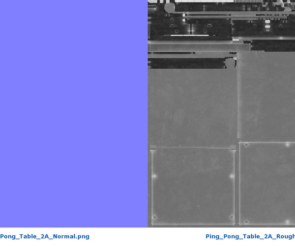 ArtStation - Ping Pong Table 2A | Game Assets