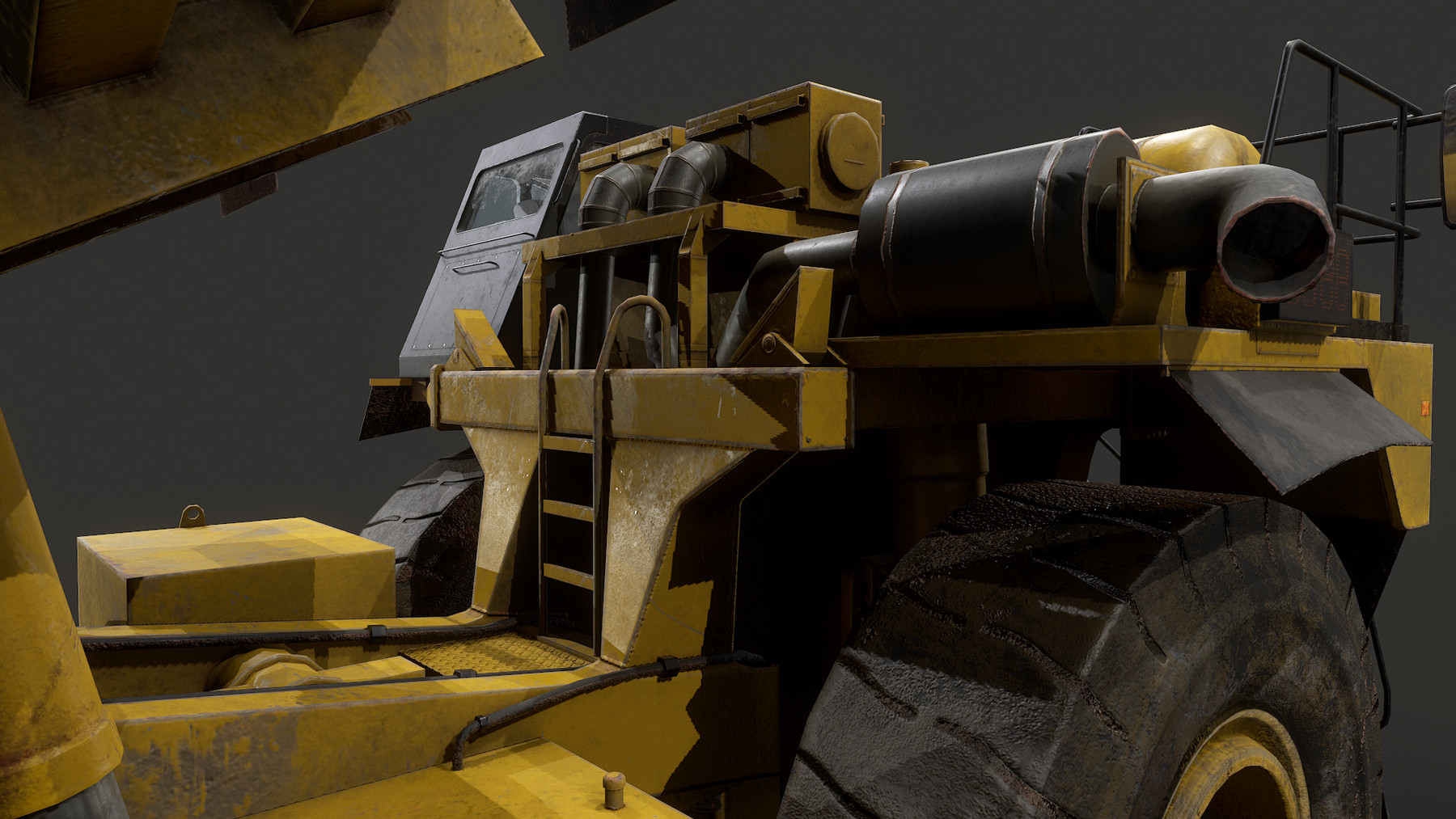 ArtStation - Mining Dump Truck - Low Poly | Game Assets