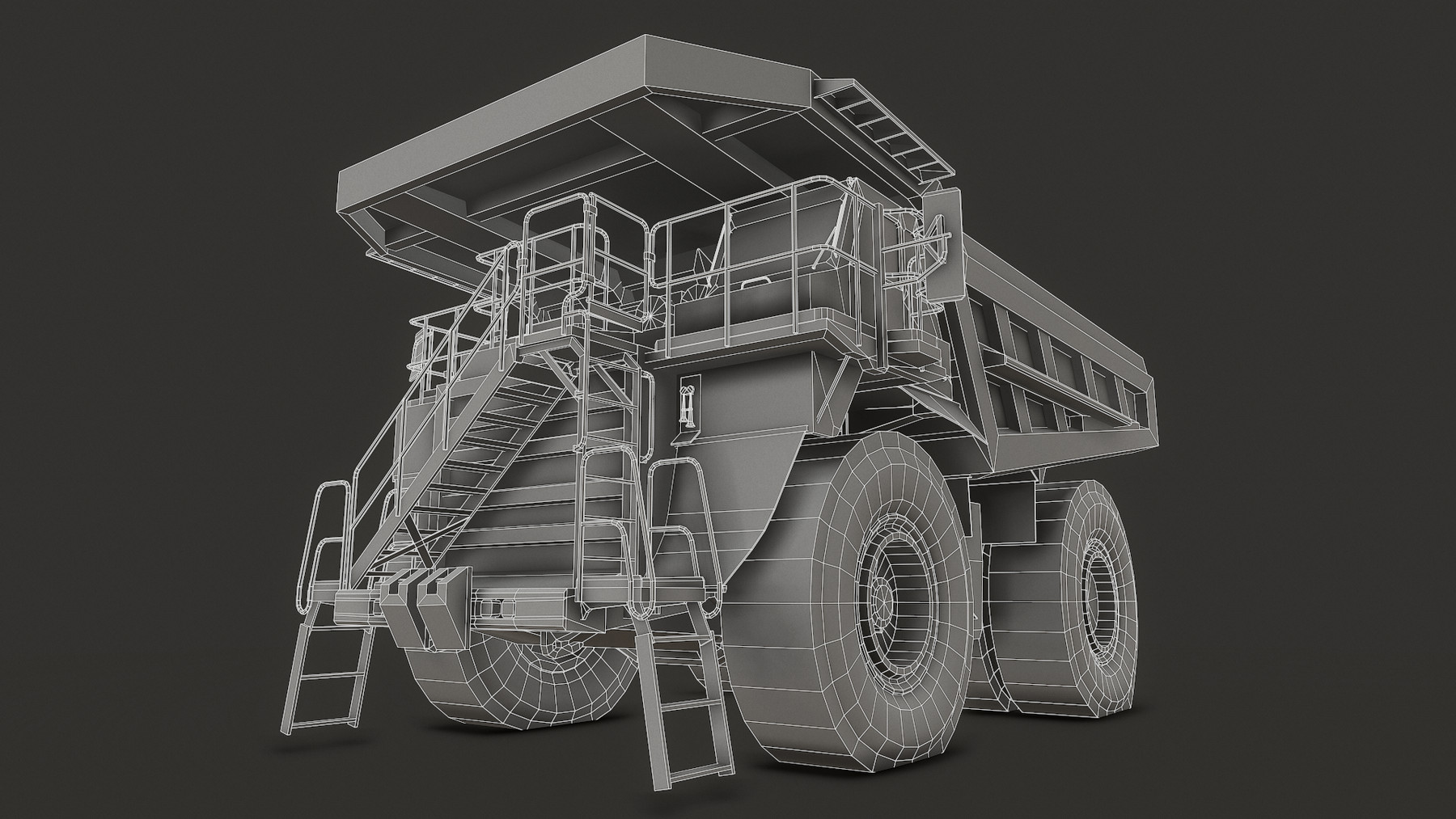 ArtStation - Mining Dump Truck - Low Poly | Game Assets