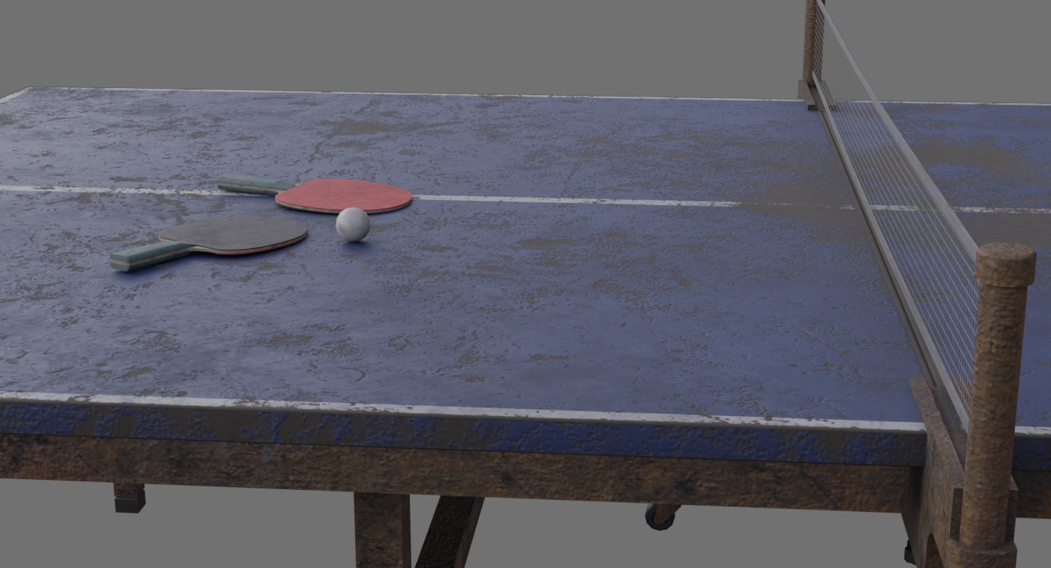 ArtStation - Ping Pong Table 2C | Resources