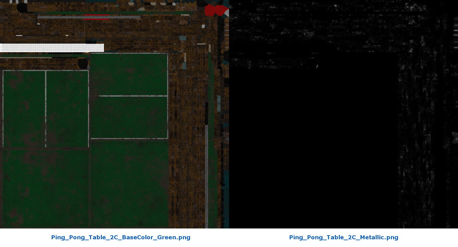 ArtStation - Ping Pong Table 2C | Resources
