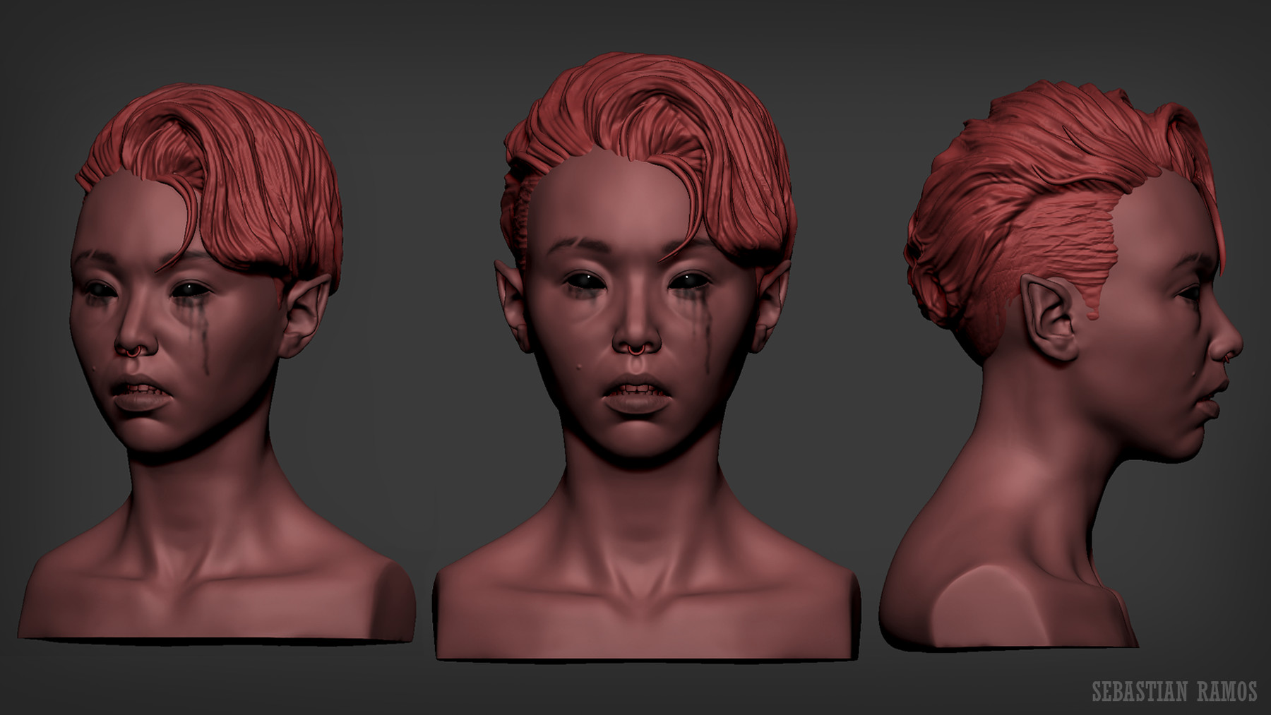 ArtStation - Female Head - Asian | Resources