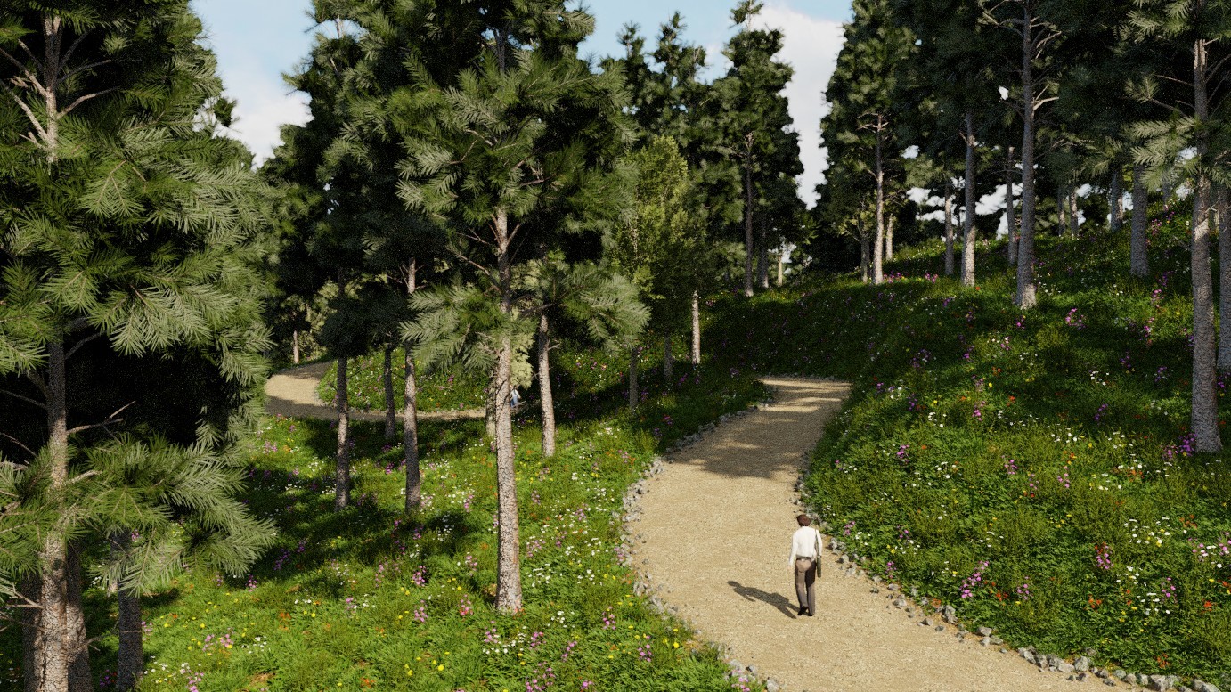 ArtStation - Forest paths in Blender | Game Assets