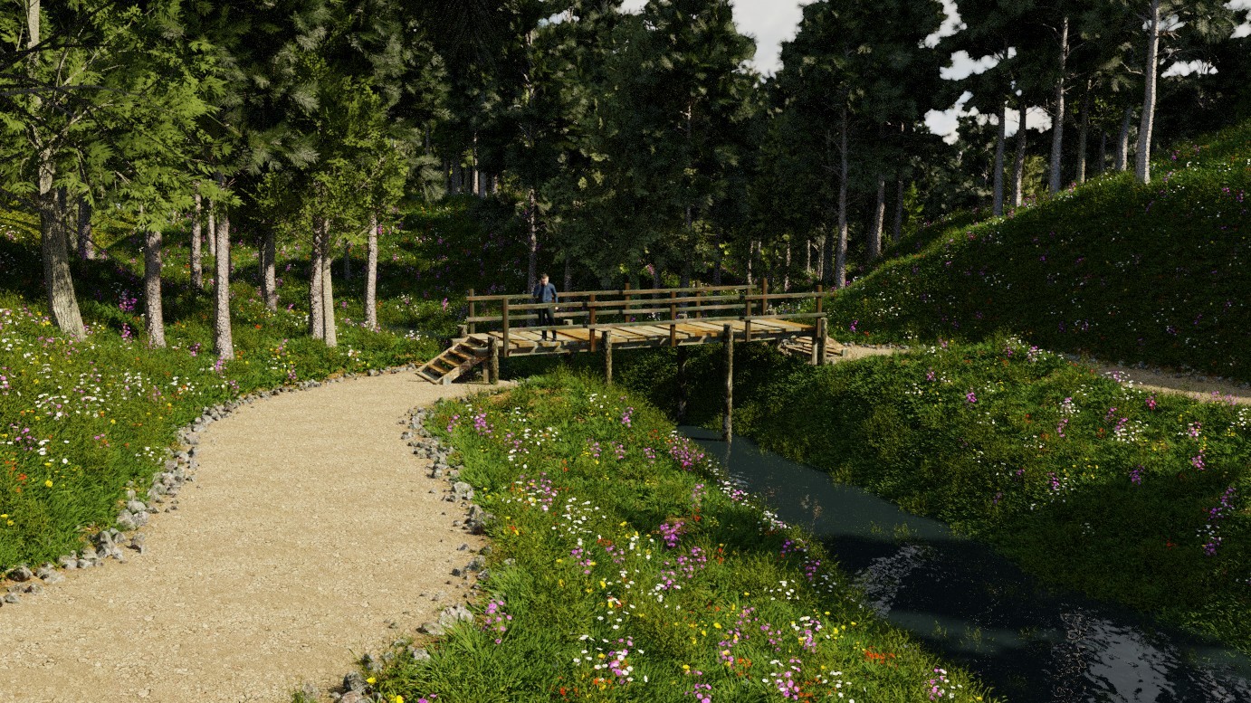 ArtStation - Forest paths in Blender | Game Assets