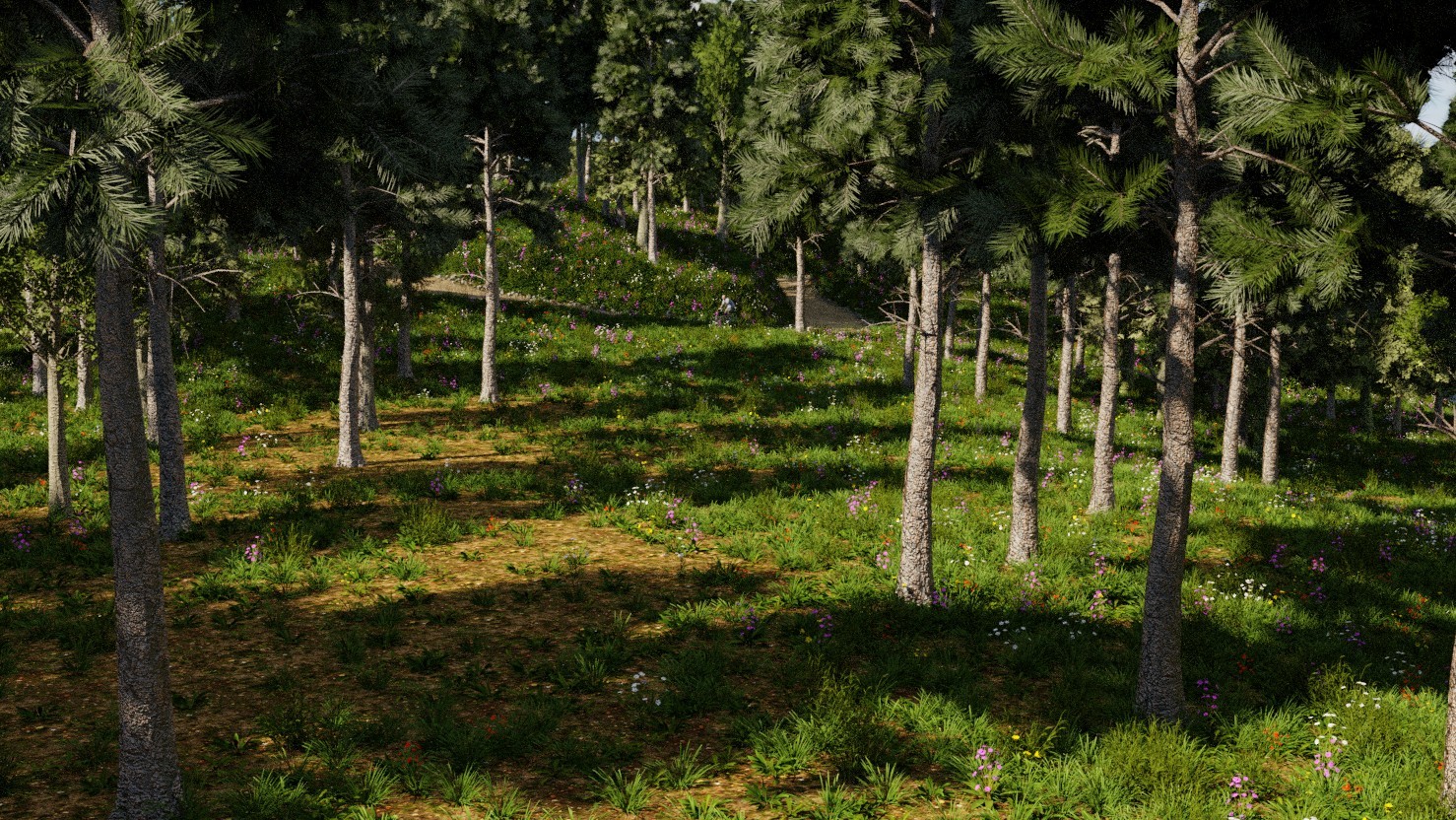 ArtStation - Forest paths in Blender | Game Assets