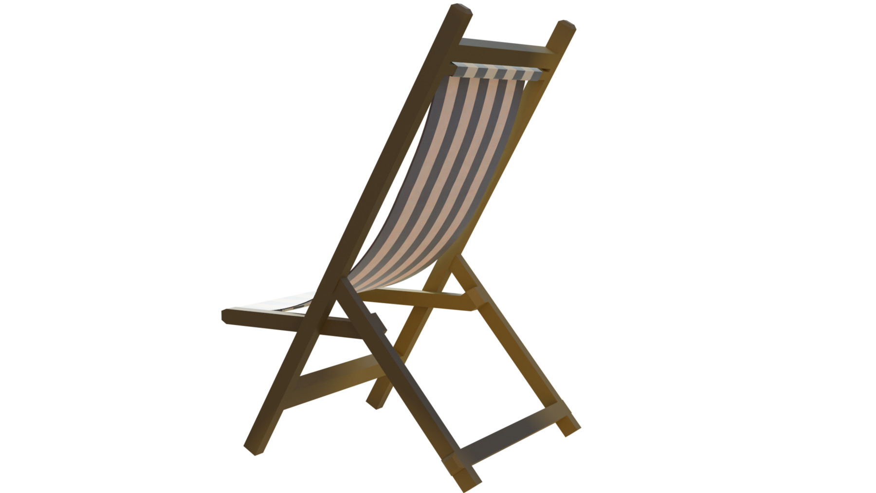 ArtStation - Low Poly Beach Chair w/ Textures (.blend, .obj) | Resources