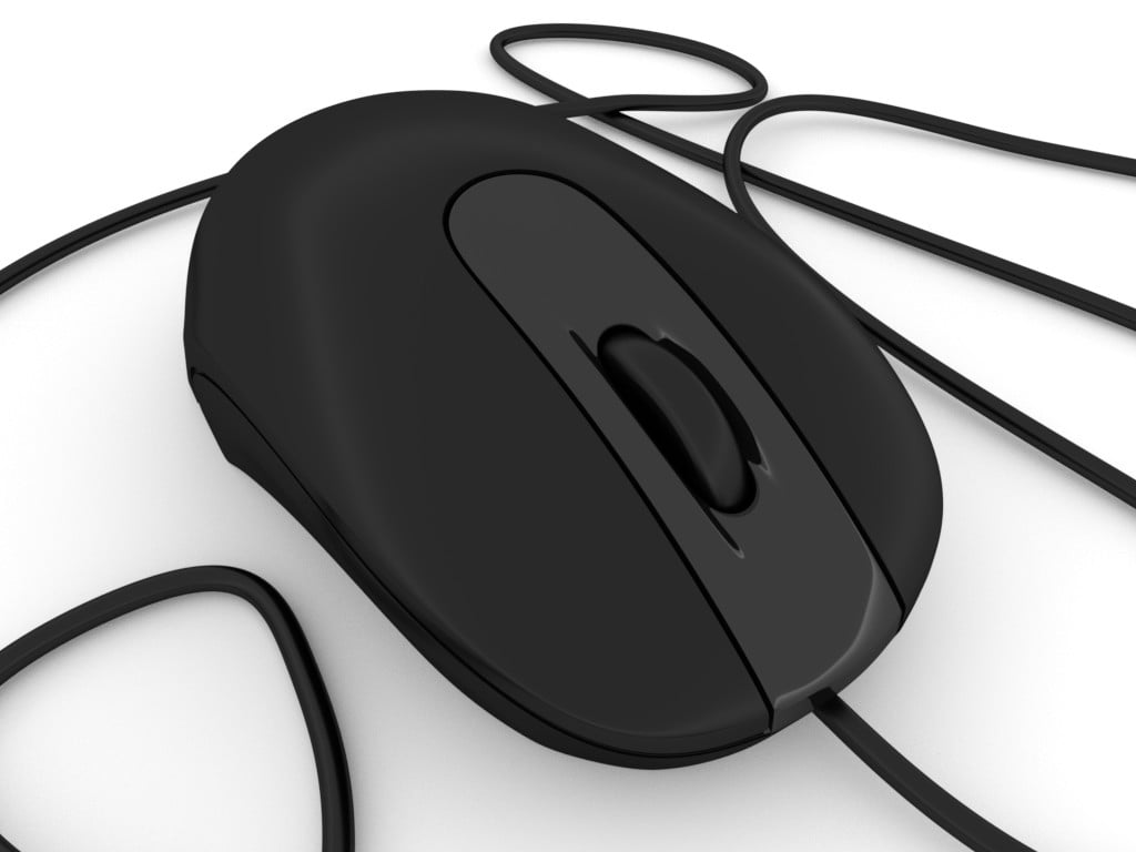 ArtStation - 3D Model: Computer Wired Mouse - Microsoft | Resources