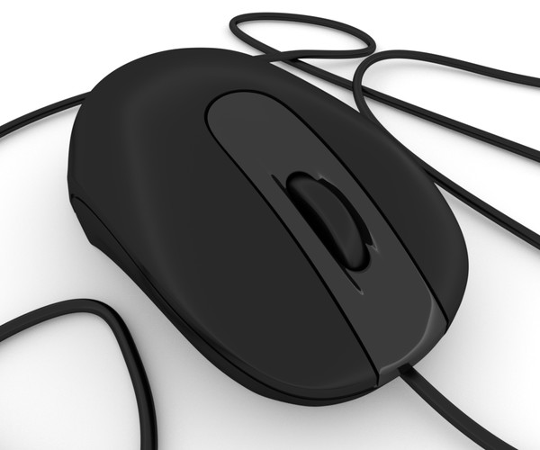 ArtStation - 3D Model: Computer Wired Mouse - Microsoft | Resources