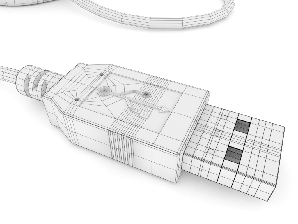 ArtStation - 3D Model: Computer Wired Mouse - Microsoft | Resources
