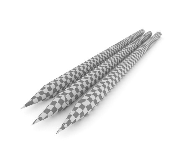 ArtStation - 3D Model: Graphite Pencils | Resources