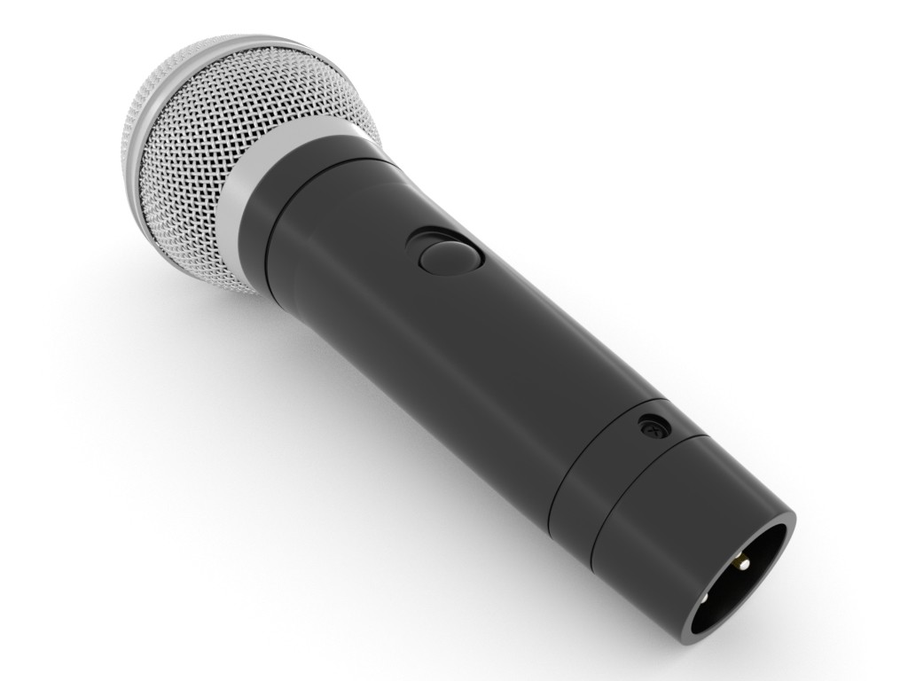 ArtStation - 3D Model: Microphone | Resources