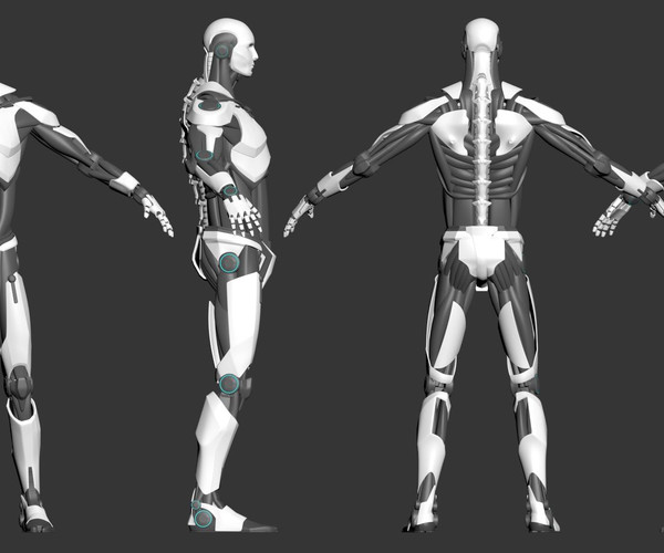 ArtStation - Android Robot / 3d model | Resources