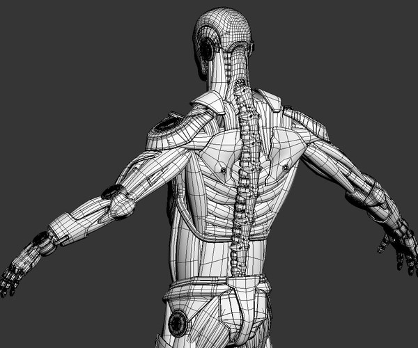 ArtStation - Android Robot / 3d model | Resources