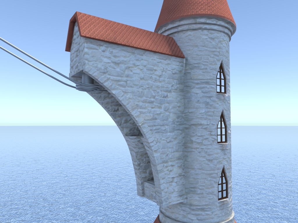 ArtStation - 3D Model: Palace Towers | Resources