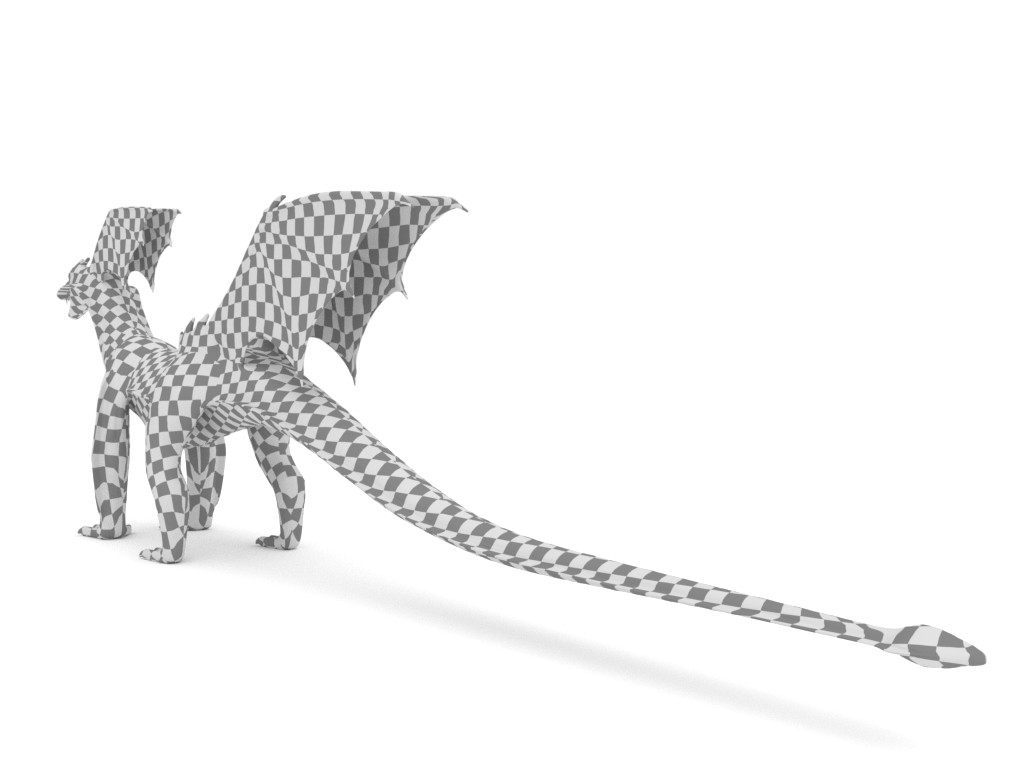 ArtStation - 3D Model: Dragon Rigged | Resources