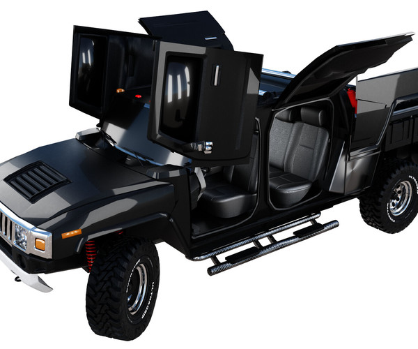 ArtStation - Hummer H3T 3d car model - Cinematic-Showcase | Resources