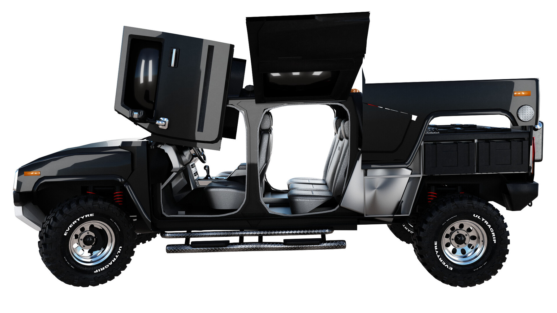 ArtStation - Hummer H3T 3d car model - Cinematic-Showcase | Resources