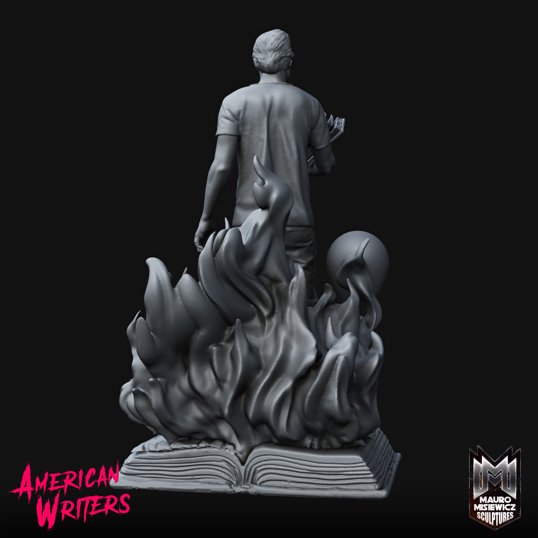 ArtStation - STEPHEN KING STATUE 3D PRINTABLE | Resources