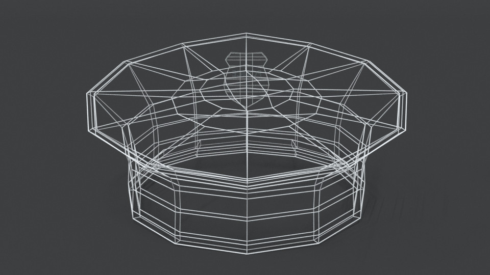 ArtStation - Low Poly Cartoon Police Hat | Resources