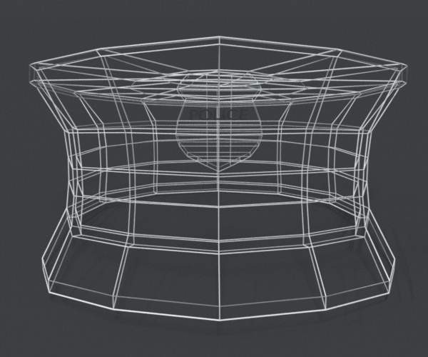 ArtStation - Low Poly Cartoon Police Hat | Resources