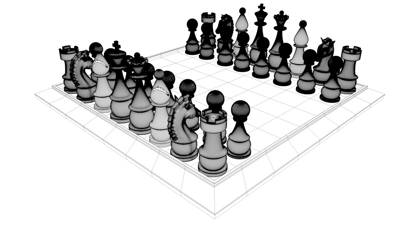 ArtStation - Chess Set (3D Print Ready) | Resources