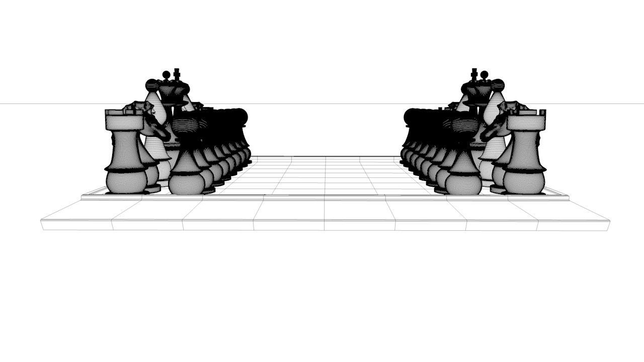 ArtStation - Chess Set (3D Print Ready) | Resources