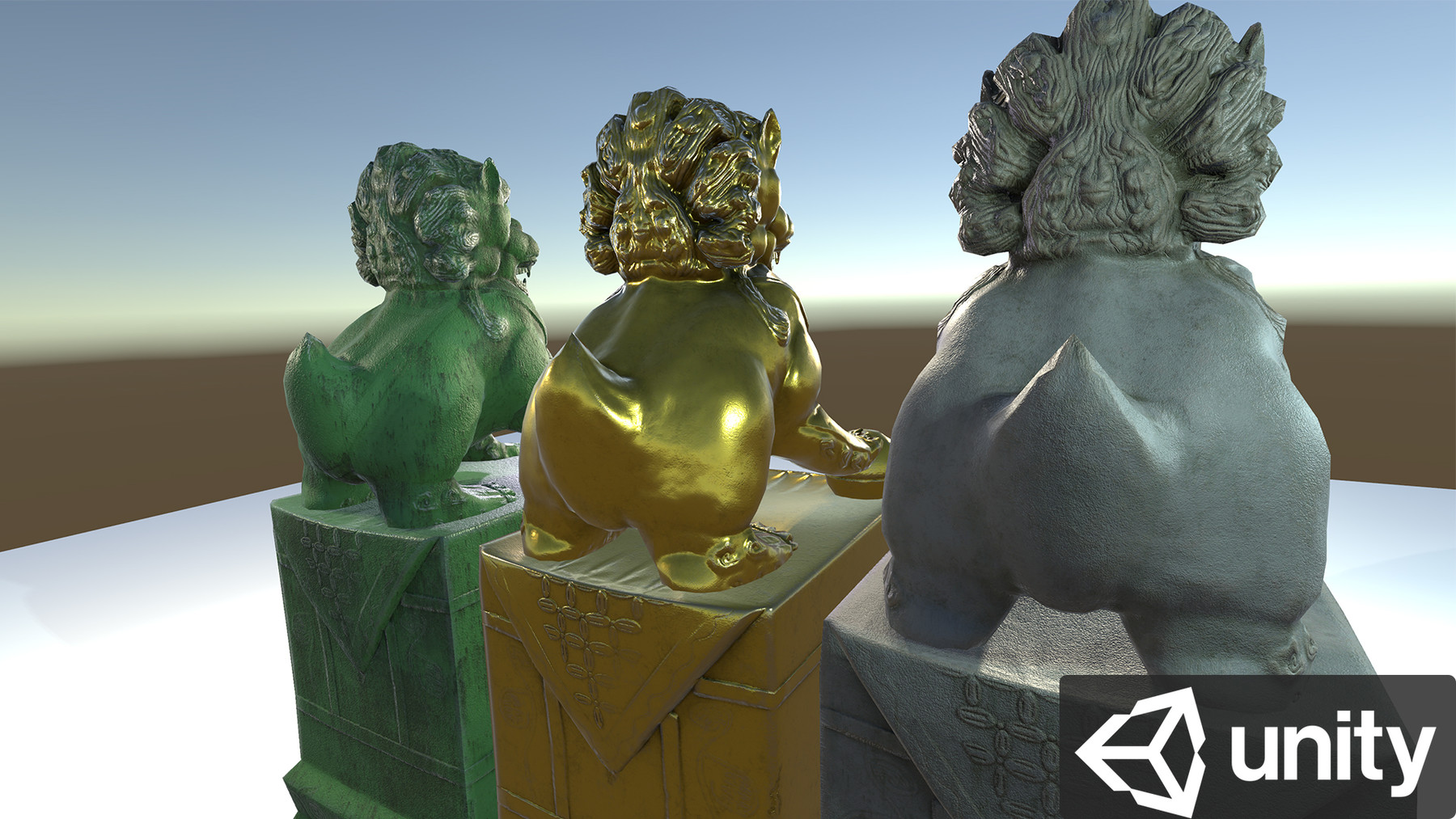 ArtStation - Game Ready - Lion Statue | Game Assets