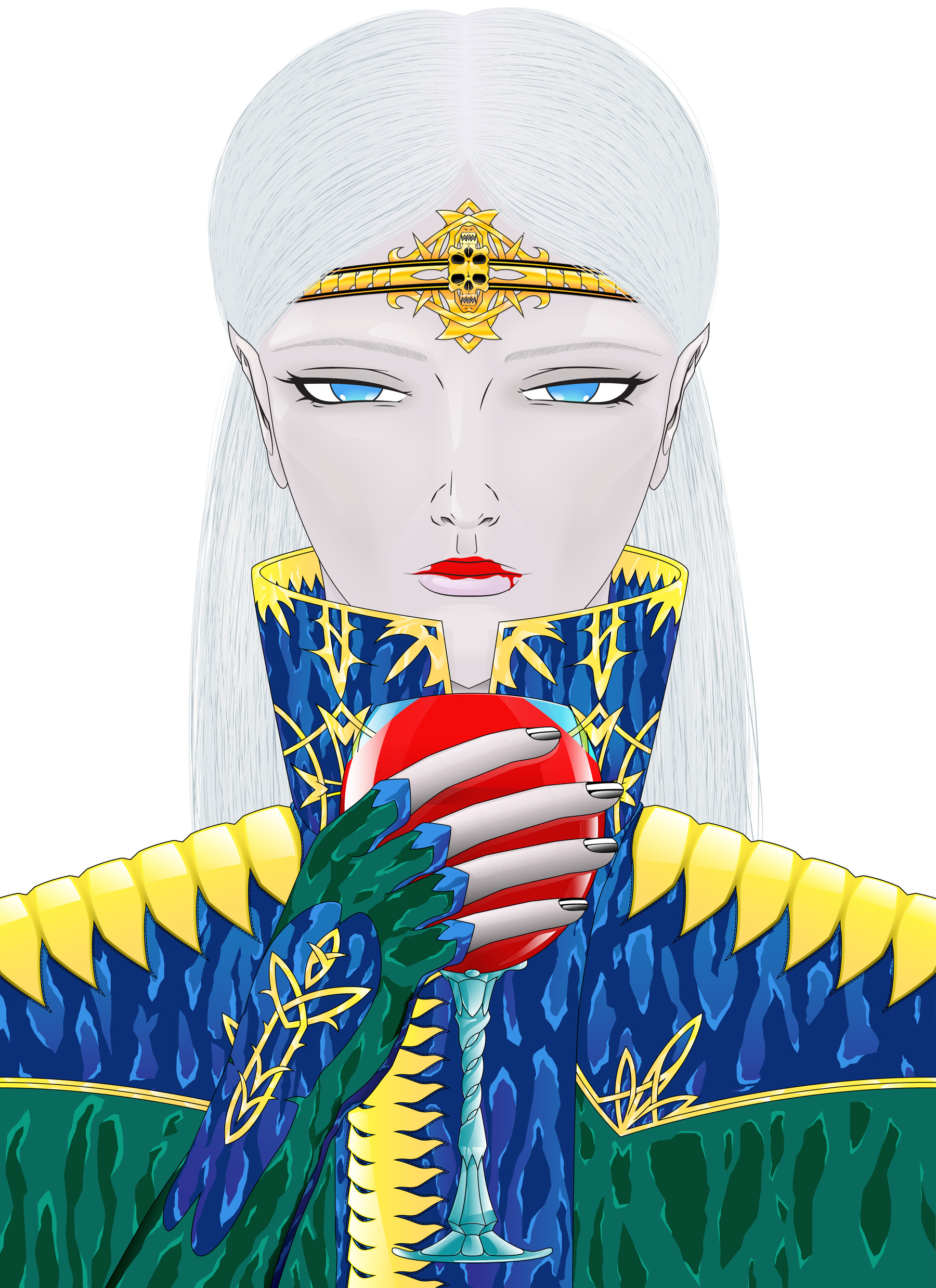 ArtStation - Anime style vampire female character | Artworks