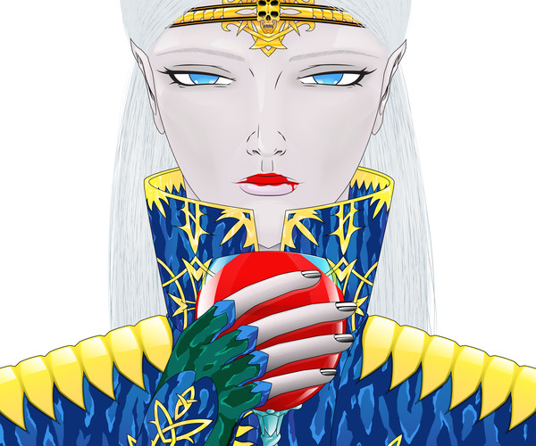 ArtStation - Anime style vampire female character | Artworks