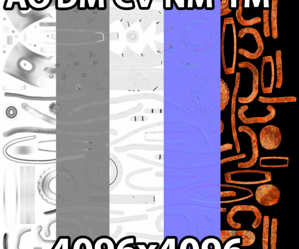 ArtStation - Rusty sword | Game Assets