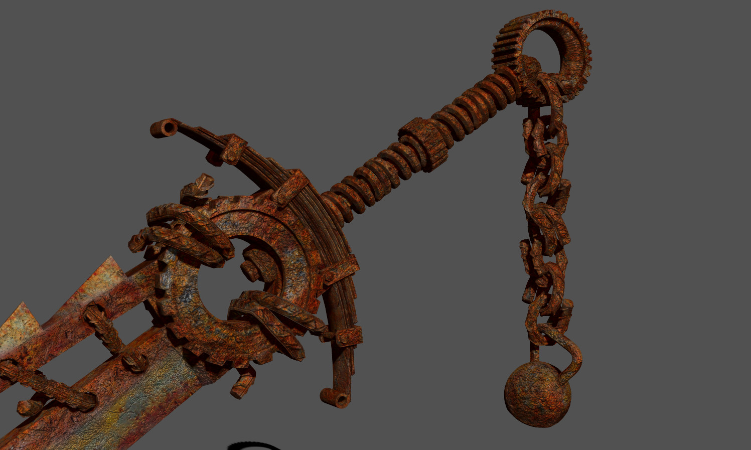 ArtStation - Rusty sword | Game Assets