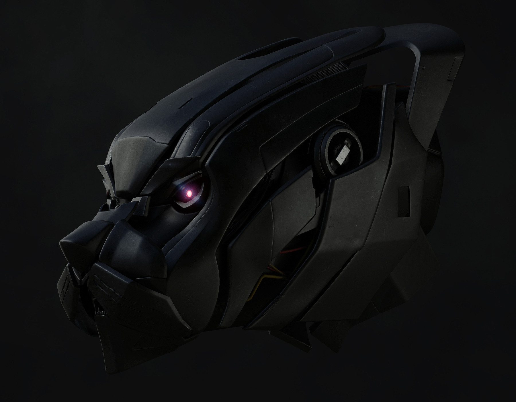 ArtStation - mecha panther head | Resources