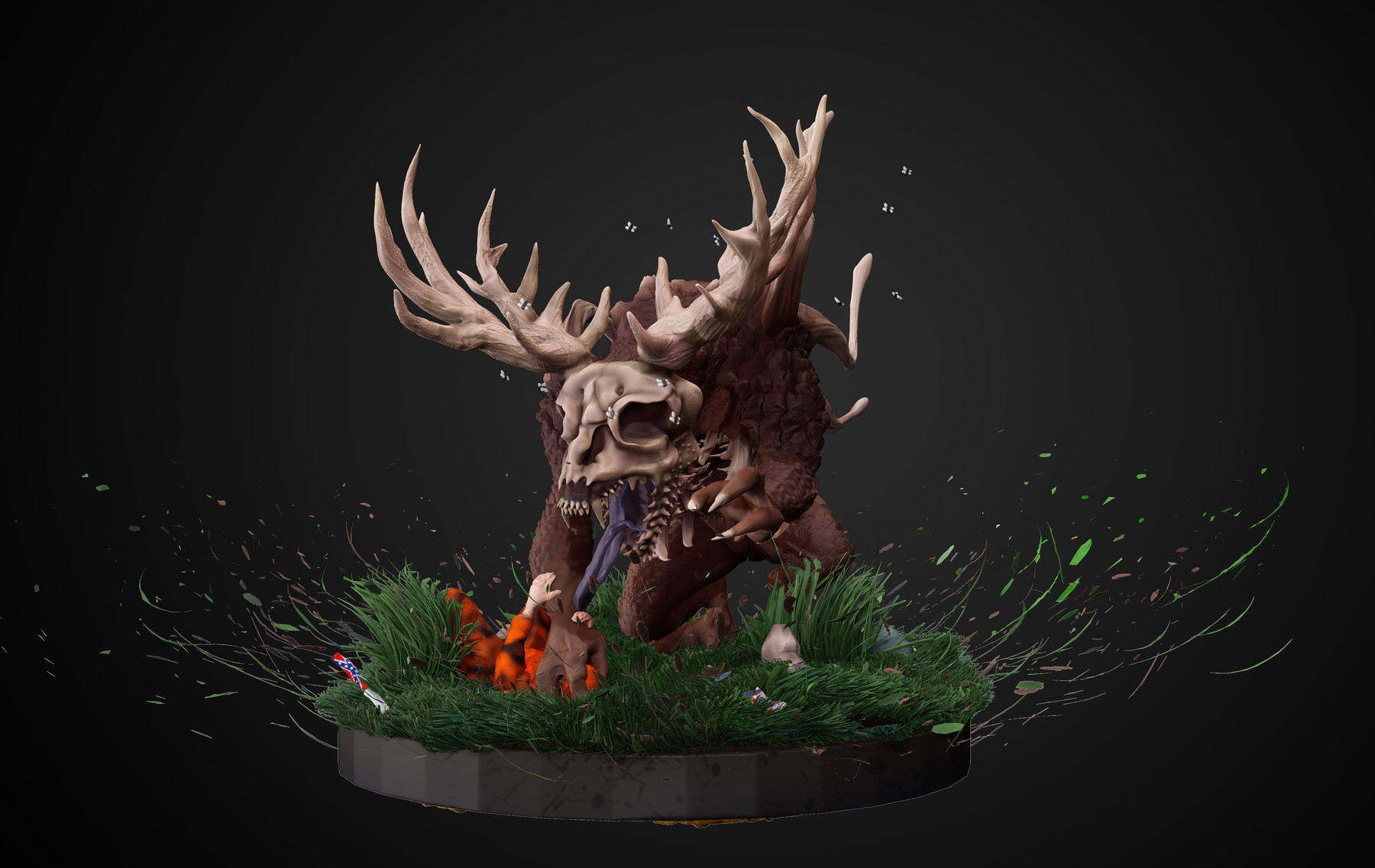ArtStation - Wendigo Model FBX/ZPR | Resources