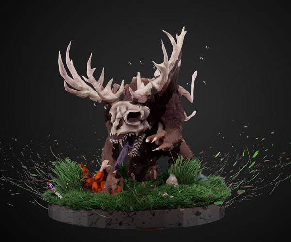 ArtStation - Wendigo Model FBX/ZPR | Resources