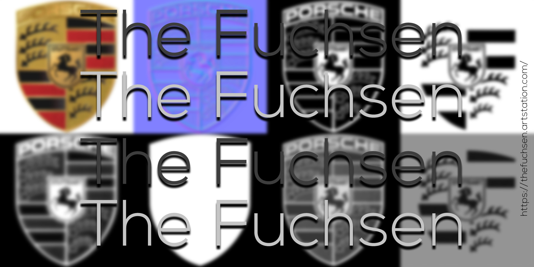 ArtStation - Porsche Emblem PBR Maps | Resources