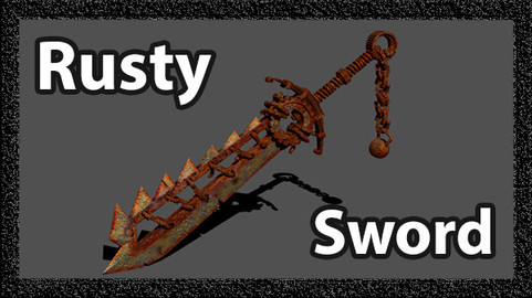 ArtStation - Rusty sword | Game Assets