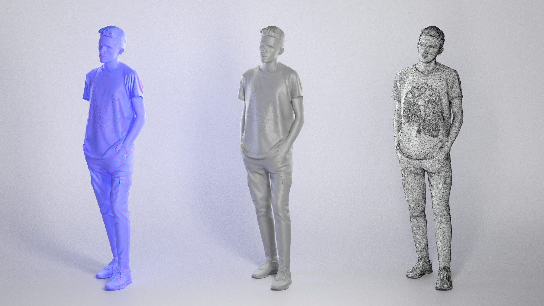 ArtStation - Handsome man in black style 119 | Resources