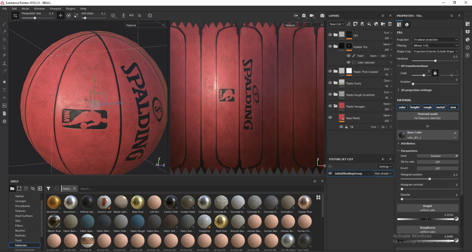 ArtStation - Basketball - 4k Textures and Substance projects included ...