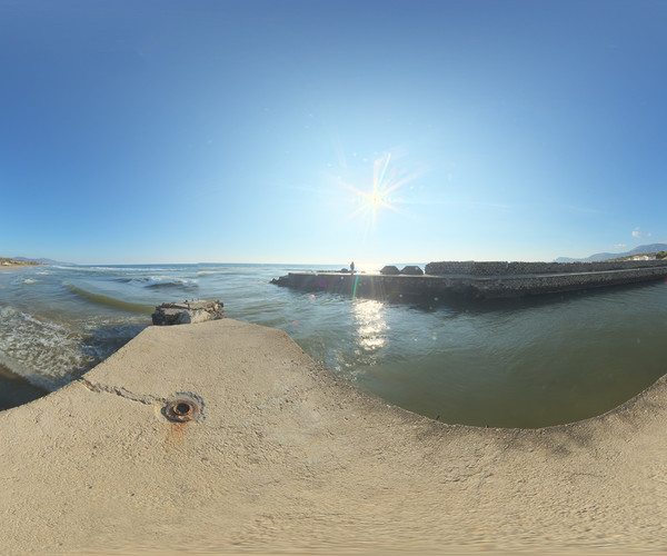 ArtStation - HDRi - Sea, Bridge and Sun | Resources