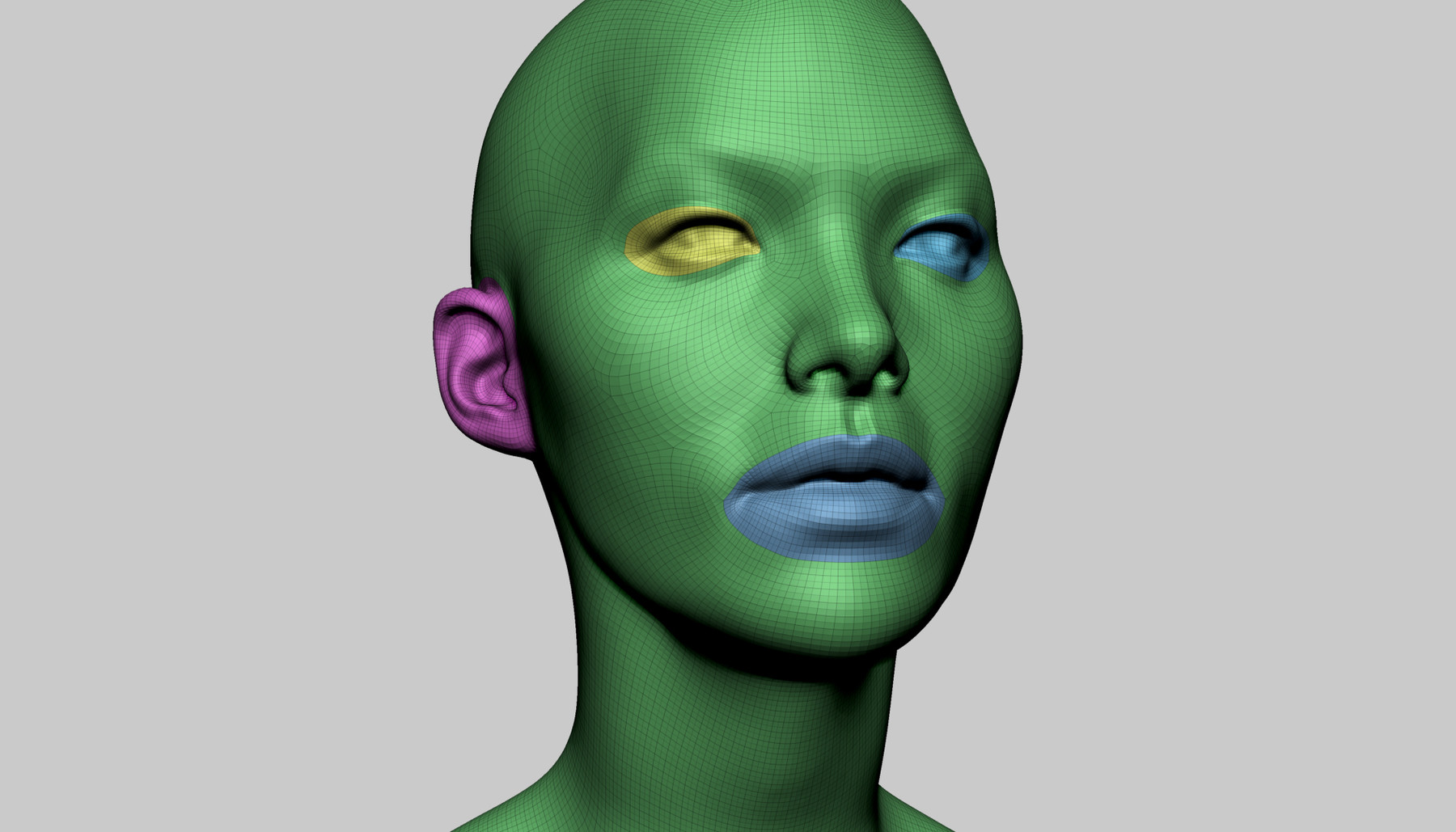 ArtStation - Base Female Head 05 | Resources