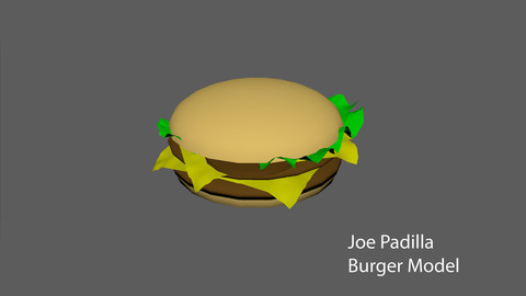 ArtStation - Burger Model | Resources
